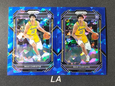 LA拍卖2022 23 Panini Prizm Max Christie 新秀RC 马克斯 克里斯蒂 湖人队 小科比 正新秀 base
