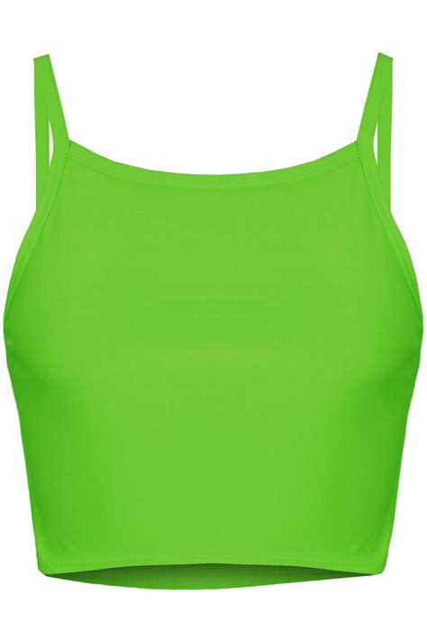 Womens Plain High Neck Summer Top Ladies Spaghetti Strappy Cami Bralet