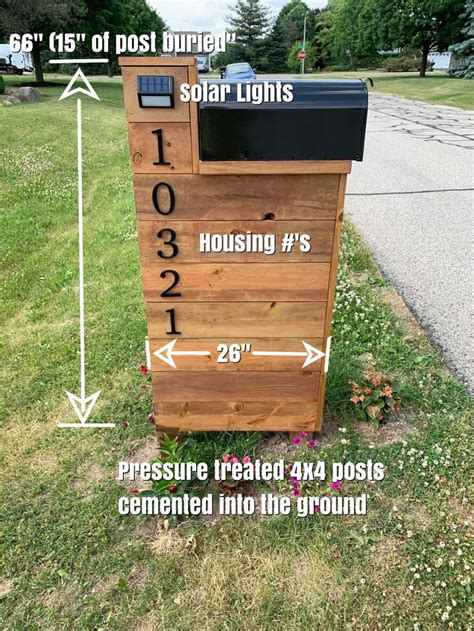 Beautiful Handcrafted Cedar Mailbox Post A Sure Fire Way To Bring That