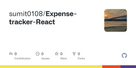 Github Sumit0108expense Tracker React