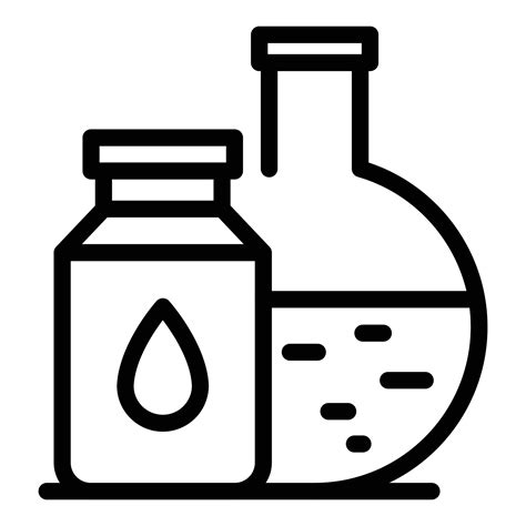 Lab Equipment Icon Outline Vector Science Research 15063564 Vector Art