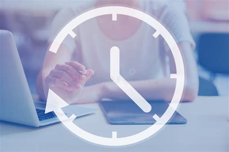 Business Working Hours Office Shift Times Day Working Loop Cycle Concept Closeup People With