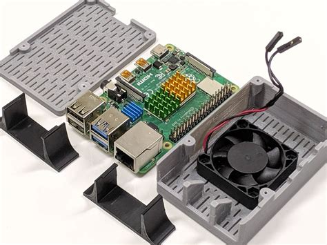 Free 3d File Raspberry Pi 4 Case 40mm Or 30mm Fan ・3d Printer Design To Download・cults