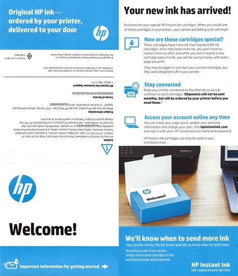 HP Instant Ink Insert Wirth Consulting