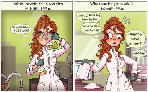 Expectations Vs Reality Lab Edition Oc Rcomics