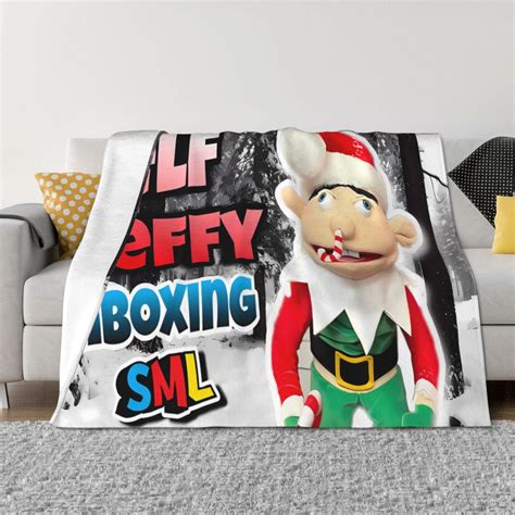 Saiise Sml Jeffy At Throw Blanket 80x60 Soft Lightweight Cozy All