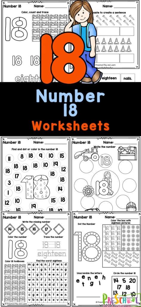 Free Printable Number 16 Tracing Worksheets