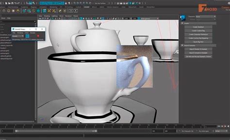 Maya Render Viewport Scenereqop