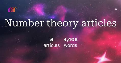 Number Theory Blog Articles Mathspp