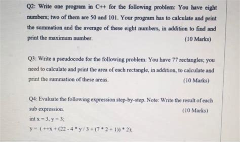 solved q2 write one program in c for the following