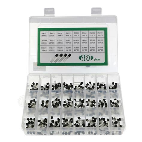Monstrate Transistor Triodo De Plástico De 900 Piezaskit Transistores