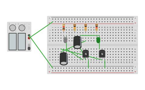 Circuit Design Led Oscilador Tinkercad