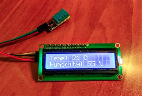 Esp8266 W Lcd And Dht11 Fuzz The Pi Guy