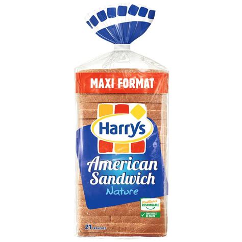 American Sandwich Nature Maxi Harry S 825 G Bam Courses Le Plus