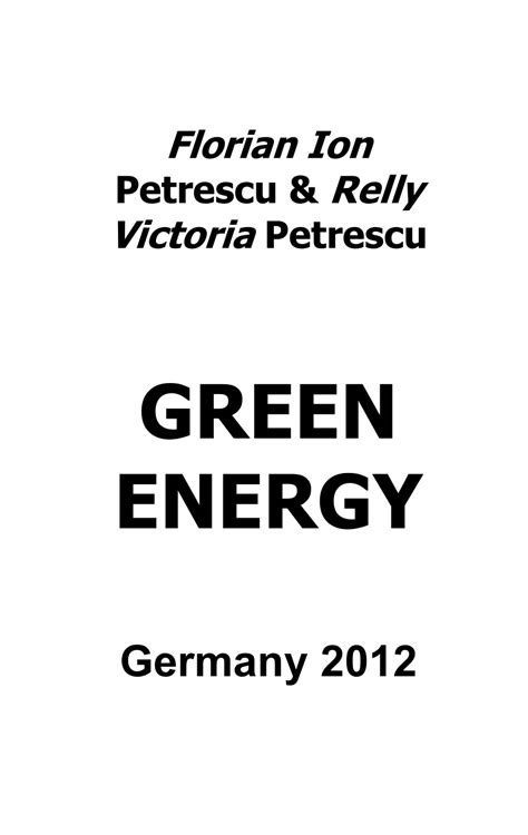 PDF Green Energy
