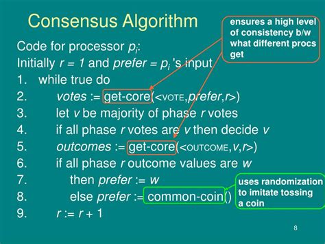 Ppt Consensus Randomized Algorithm Powerpoint Presentation Free