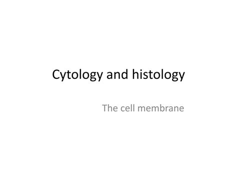 Solution Cytology And Histology Studypool