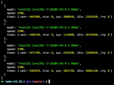 Nodejs 如何获取 Cpu 信息 知乎