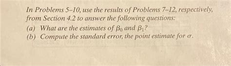 Solved In Problems 5 10 Use The Results Of Problems 7 12