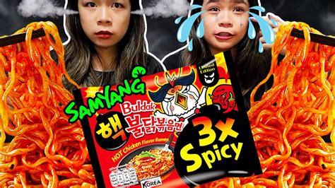 3x Spicy Noodles Challenge Samyang 3x Spicy Fire Nuclear Buldak Ramen