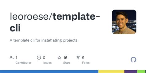 Github Leoroesetemplate Cli A Template Cli For Instatiating Projects