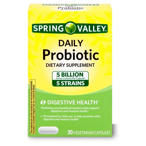 Spring Valley Daily Probiotic Dietary Supplement 30 Count