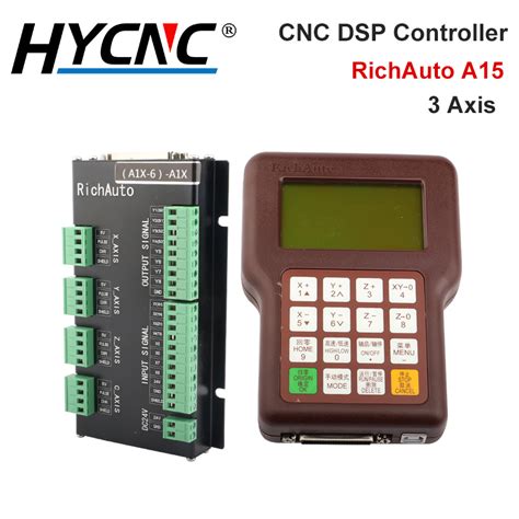 richauto a15x dsp controller for 3 heads atc cnc router control dsp