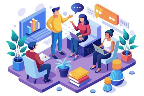 Four Professionals Engage In A Lively Discussion Sharing Ideas Around