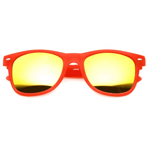 Mirrored Sunglasses Ray Ban Wayfarer Glasses Lens Orange Png Pngegg