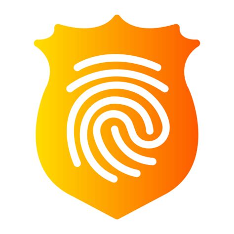 Fingerprint Generic Gradient Fill Icon