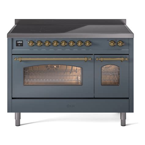 Ilve Uni486nmpbug Nostalgie Ii Noblesse 48 Induction Range Triple