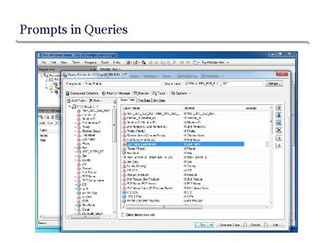 Creating And Using Prompts In SAS Enterprise Guide