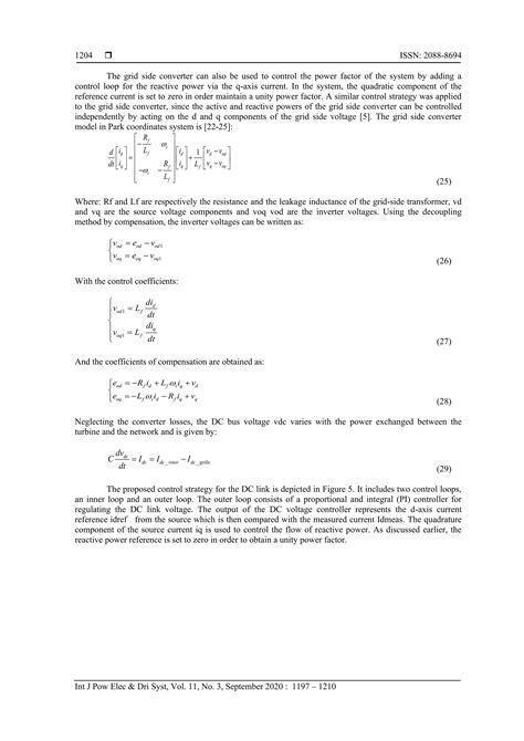 Modeling Simulation And Control Of A Doubly Fed Induction Generator For Wind Energy Conversion