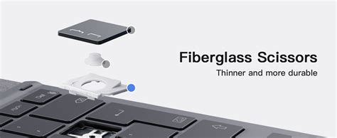 Inateck Surface Pro Keyboard Compatible With Surface Pro X With Color Backlight