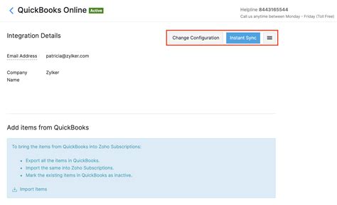 Quickbooks Online Integration Help Zoho Subscriptions