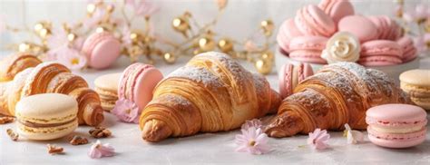 Premium Photo Assorted Pastries On A Table