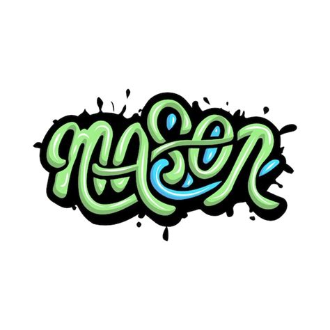Premium Vector Graffiti Lettering Typography Art Illustration