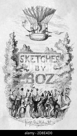 DICKENS SKETCHES BY BOZ Stock Photo Alamy