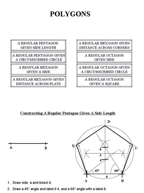Nota Polygons Pdf Circle Elementary Mathematics