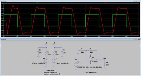 OPA656 Simulation Works On TINA But Not On LTspice Electrical Engineering Stack Exchange