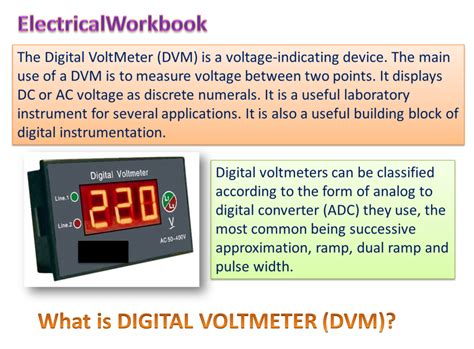 What Is Digital Voltmeter Dvm Working Principle Block Diagram