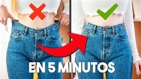 Cómo Ajustar Un PantalÓn De La Cintura Sin Coser 👖 5 Maneras Youtube