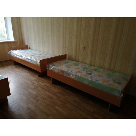 Купить Кровать односпальная для комнат в общежитии в каталоге офисной ...