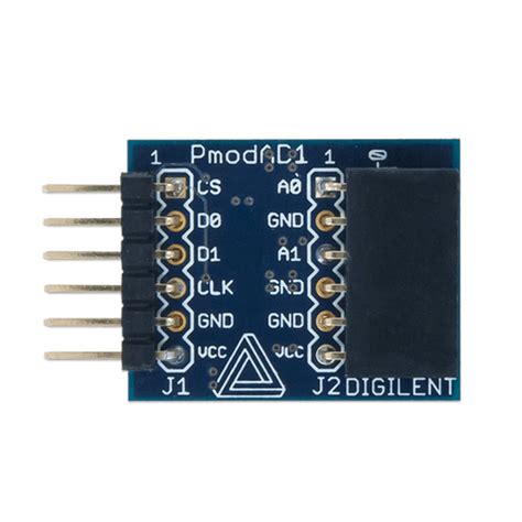 Pmod Ad1 Two 12 Bit Ad Inputs Digilent