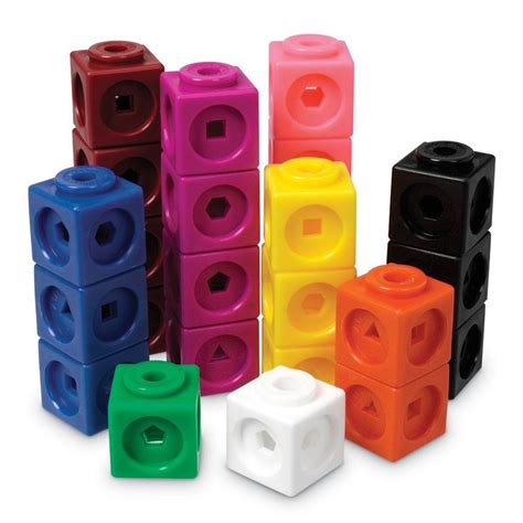 Math Link Cubes Set Of 1000 Learning Resources Best Educational