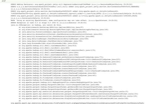 Spark Tests Failing In Jenkins But Working In Local · Issue 283