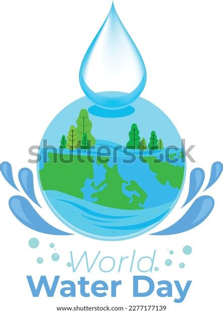 Making Every Drop Count Celebrating World Stock Vector Royalty Free Shutterstock