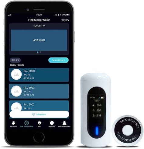 Color Sensor Colorimeter I Supporting Stand Alone And App Rgb I Hex Va Meubon Usa Shop