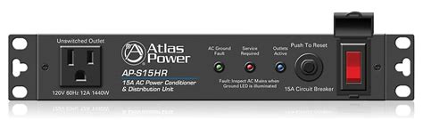 Atlas Ied Ap S15hr Rst 10 15a Half Width Rack Power Reverb