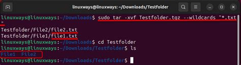 How To Unzip Tgz File Using The Terminal LinuxWays